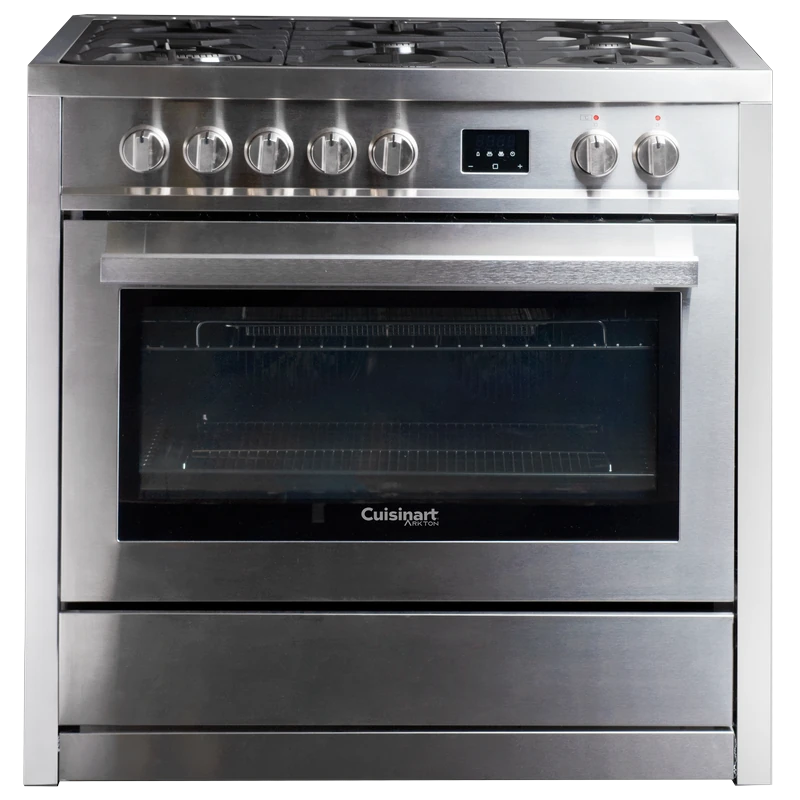 FOGÃO A GÁS FORNO ELÉTRICO INOX 5 QUEIMADORES CUISINART ARKTON | Cuisinart